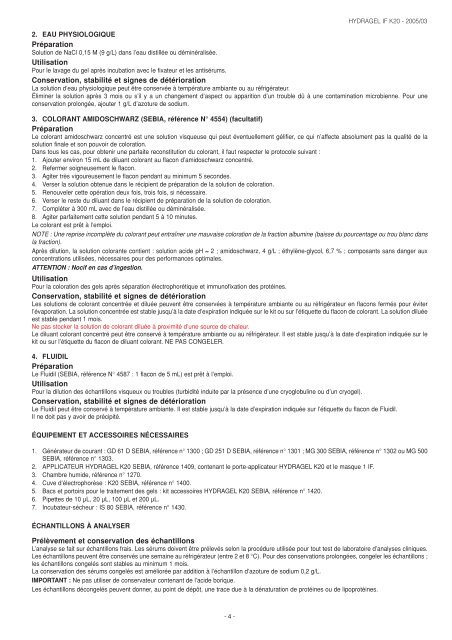 - 3 - HYDRAGEL IF K20 - 2