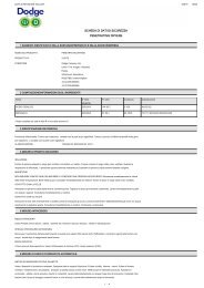 SAFETY DATA SHEET DRI-CAV CAVITY - The Dodge Company