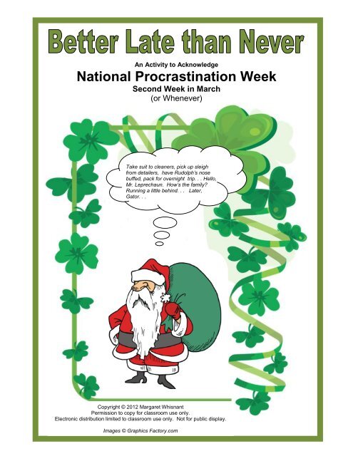 National Procrastination Week