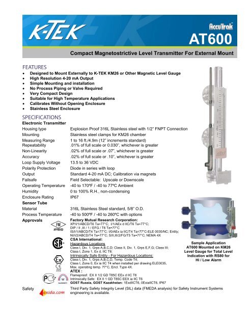 AT600-0202-1j AT600 Data Sheet.pub - K-Tek