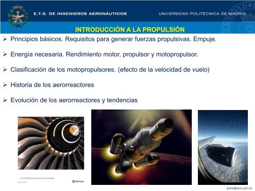 introducción a la propulsión - Propulsion Aeroespacial