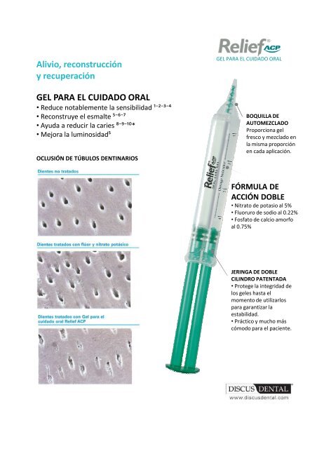 Gel Desensibilizante Relief ACP - Feria Dental