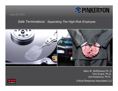 Safe Terminations: Separating The High-Risk Employee - Securitas