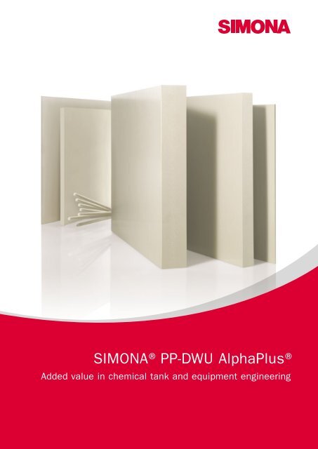 SIMONA®PP-DWU AlphaPlus® - Simona AG