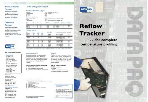 Reflow Tracker - SMT-Wertheim