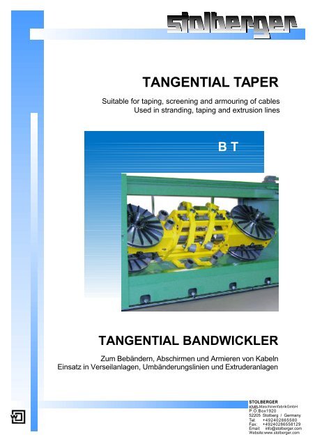 TANGENTIAL TAPER