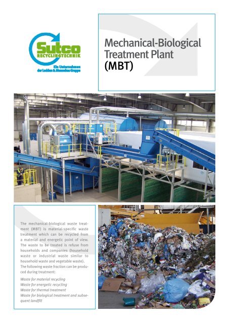 Mechanical-Biological Treatment Plant (MBT) - Sutco.de