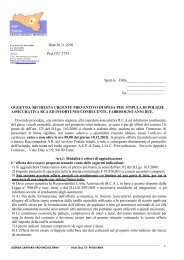 Spett.le Ditta Oggetto: richiesta preventivo per fornitura scarpe ...