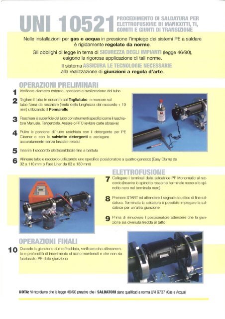 Norma UNI 10521 - Plasticacesena.com