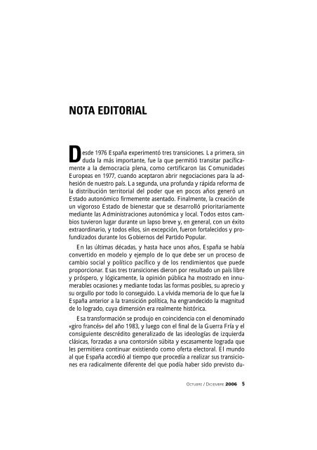 Lea la nota editorial - FAES