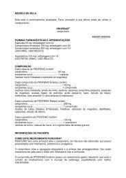 MODELO DE BULA SANOFI-AVENTIS FARMACÊUTICA ... - Onofre