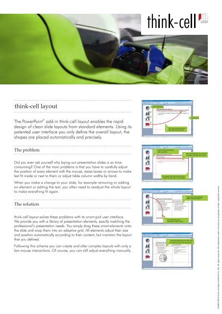 think-cell layout data sheet