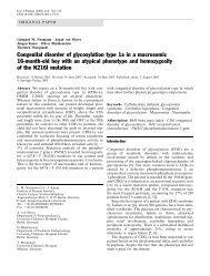 Congenital disorder of glycosylation type Ij (CDG-Ij, DPAGT1-CDG ...