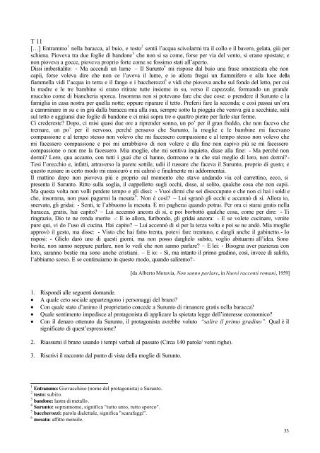 Prova 11, Testo da Non sanno parlare