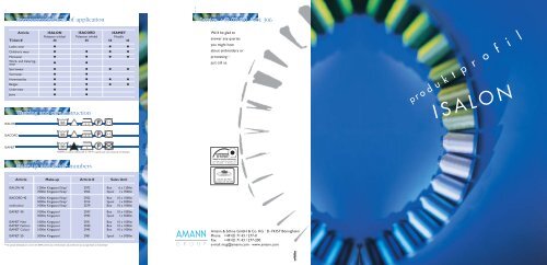 ISALON - AMANN Group