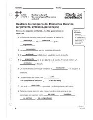 Estrategia de comprensión: Paráfrasis - Houghton Mifflin Harcourt