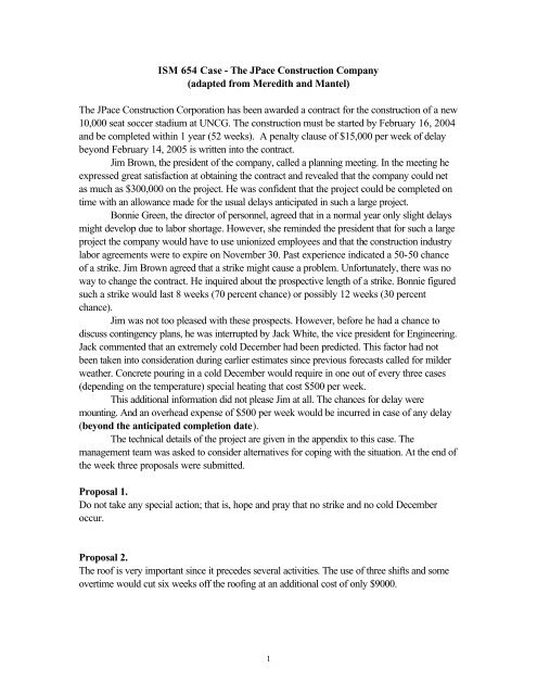 JPace construction co case