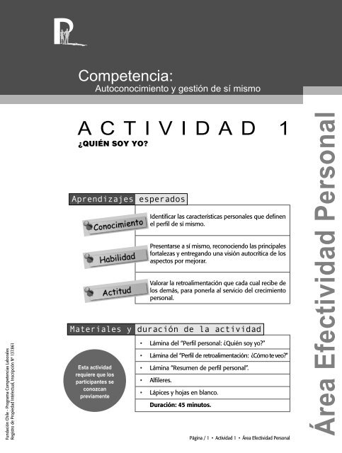 ¿Quién soy yo? - Educarchile
