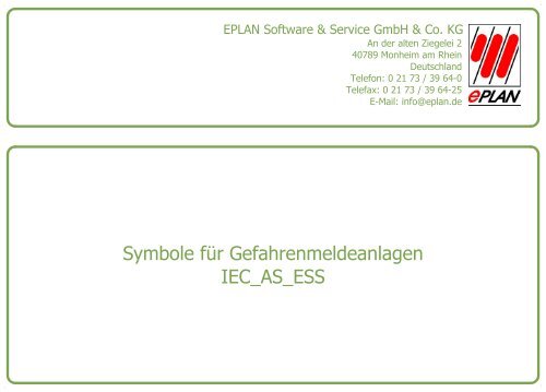 Symbole für Gefahrenmeldeanlagen IEC_AS_ESS - Eplan
