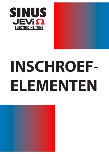 is-serie - Sinus-Jevi Electric Heating BV