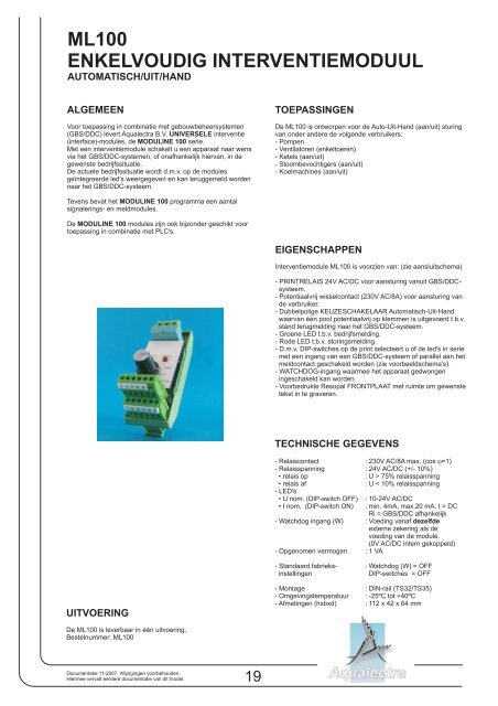 ML100-serie - Aqualectra