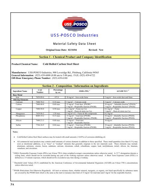 USS-POSCO Industries - Douglas Steel Supply