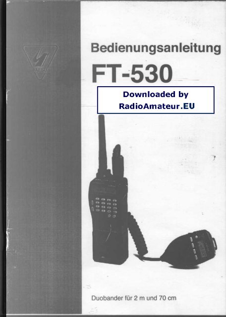 FT-530 user manual