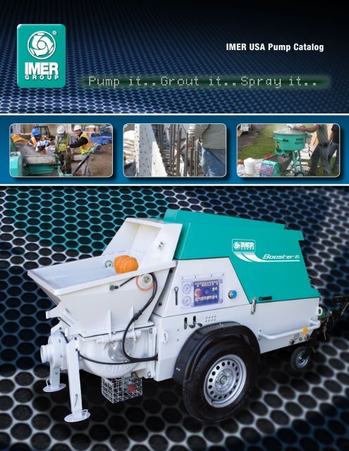 View Complete Specifications in our Pump Catalog - IMER USA.