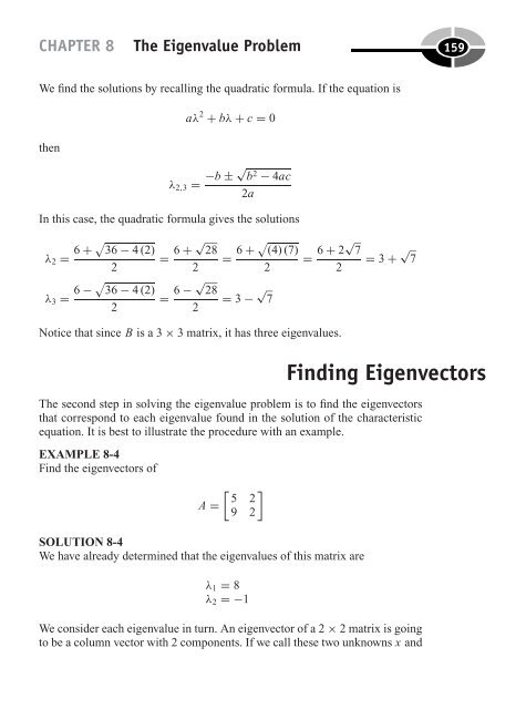 CHAPTER 8 The Eigenvalue