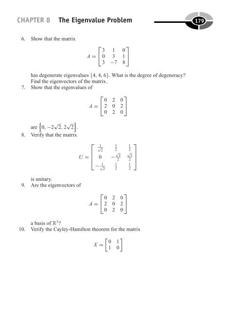 CHAPTER 8 The Eigenvalue