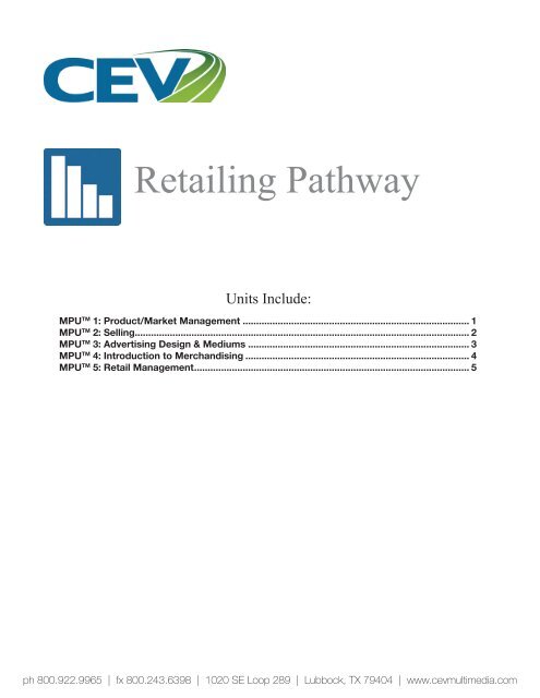 Retailing Pathway - CEV Multimedia