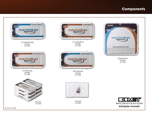 Instrumentation Items Are