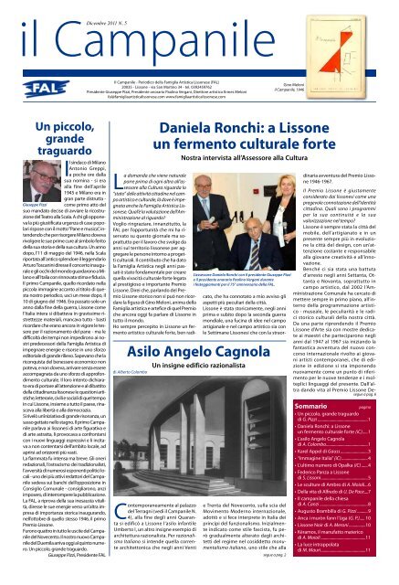 Daniela Ronchi: a Lissone un fermento culturale forte Asilo Angelo ...