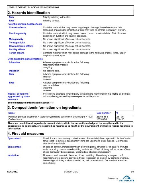 10-7017 CORVEL BLACK UL15