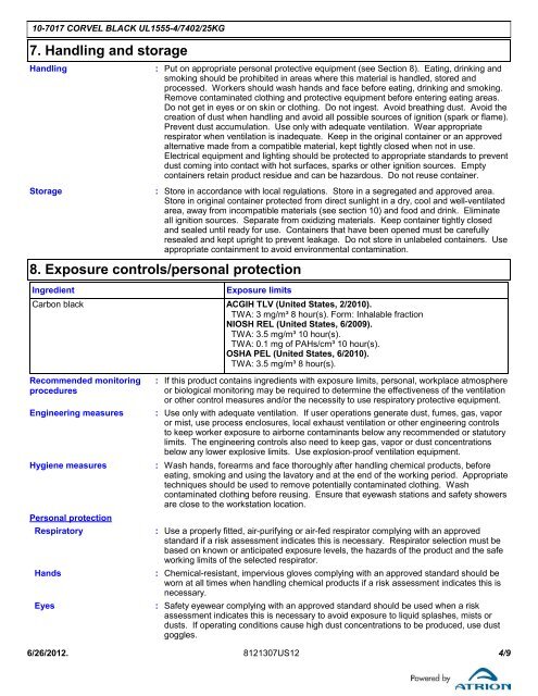 10-7017 CORVEL BLACK UL15