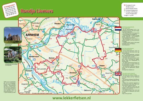 Rondje Liemers - Fietsknooppunten