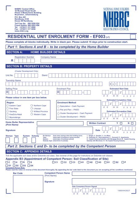 Nhbrc NHBRC Technical Training For Emerging Contractors Overstrand