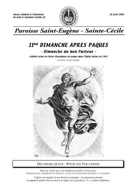 4ème dimanche de Carême - Saint