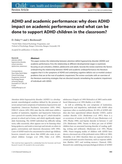 ADHD and academic performance.pdf - Busick-Portfolio - home