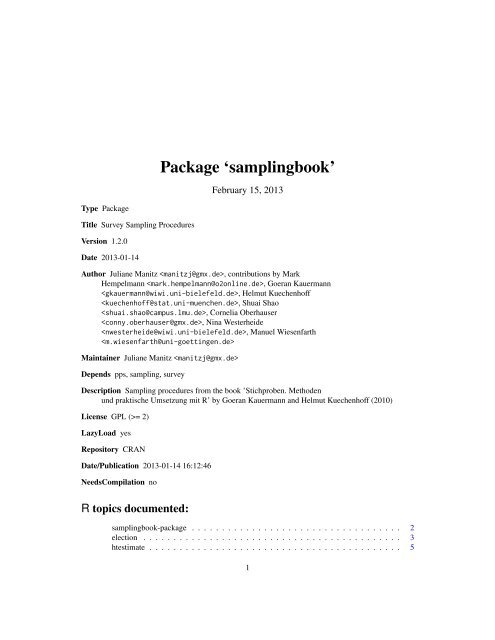 Package 'samplingbook'