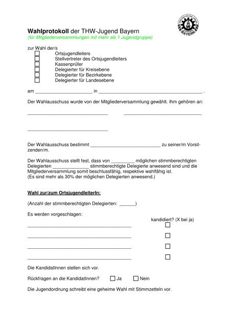 B4a _Muster_Wahlprotokoll_Ortsjugendvorstand - THW-Jugend ...