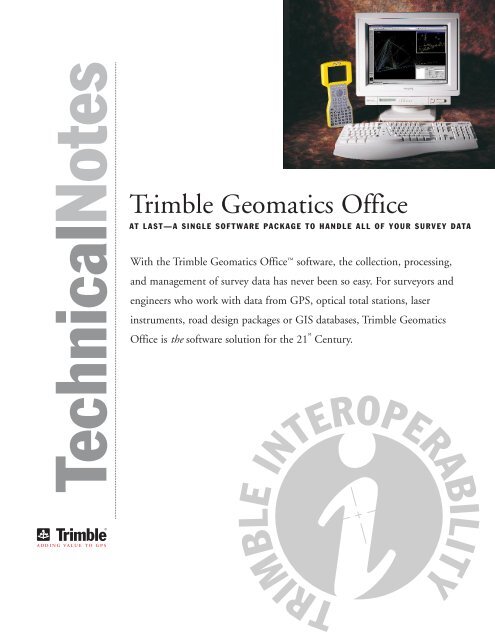 Trimble Geomatics Office