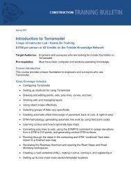 Cut fill point map in terramodel - deltagasw