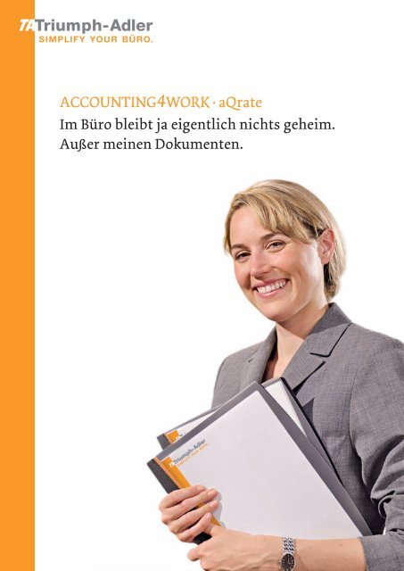 ACCOUNTING4WORK · aQrate - TA Triumph-Adler GmbH
