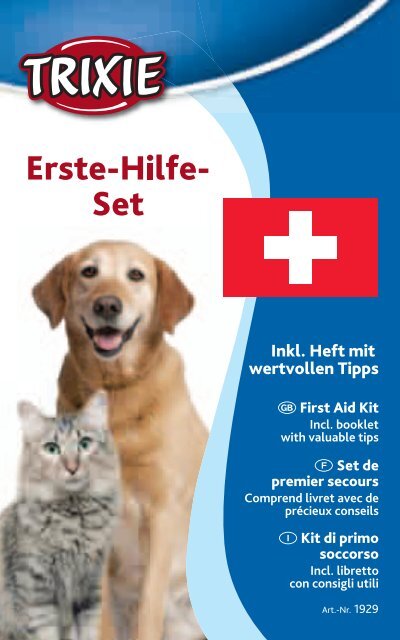 First Aid Tips - Trixie