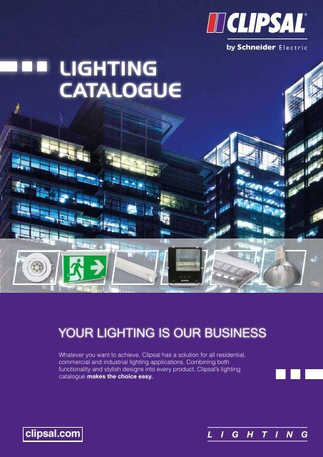 Product Data Sheet - 2011 Clipsal Lighting Catalogue, 22326