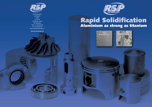 RSP brochure - RSP Technology