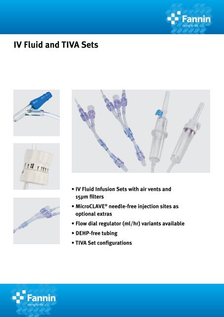 IV Fluid and TIVA Sets - Fannin