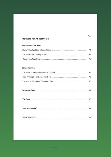 3-Way TIVA (Multiple Infusion) Sets