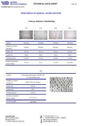 Technical Data Sheet Parabeam 3D Glass Fabrics - Romar-Voss BV
